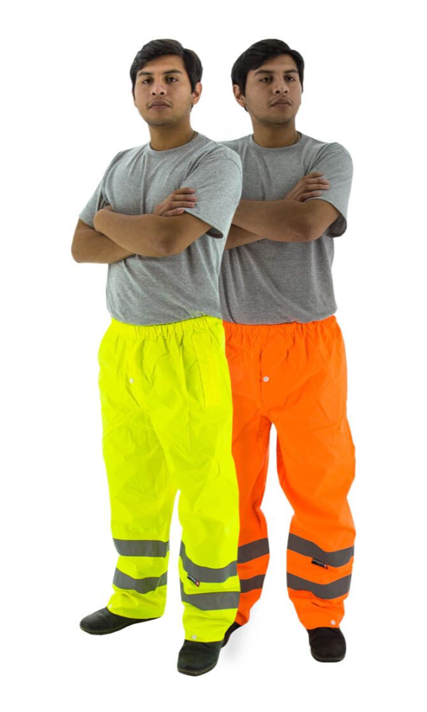 Majestic 75-2351 Hi-Vis Yellow Waterproof Rain Pants ANSI E – Texas ...